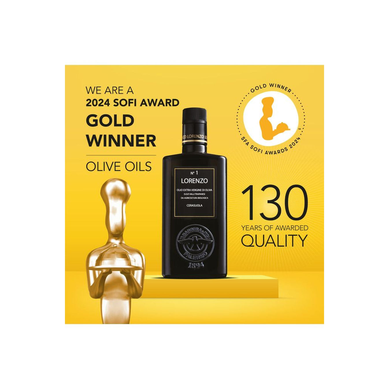 Lorenzo N° 1 - Extra Virgin Olive Oil - 500mL – Olio Barbera